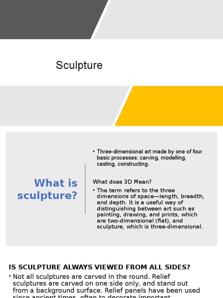 Intro Sculpture Lesson 1 | PDF | Sculpture | Minimalism