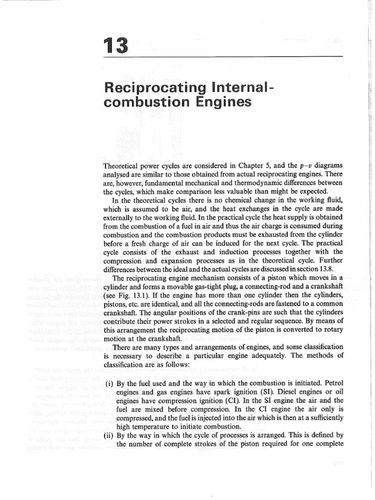 Internal Combustion Engines | PDF