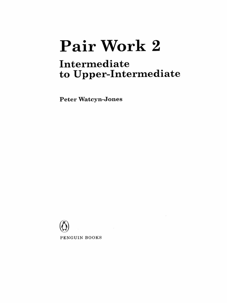 Speaking - Pair Work 2 (Inter - Upper) PDF | PDF