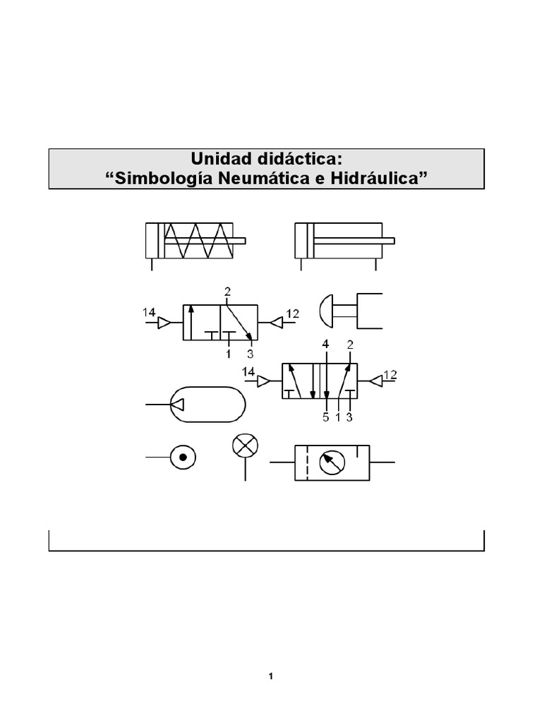 Simbologia Final | PDF | Neumática | Compresor de gas