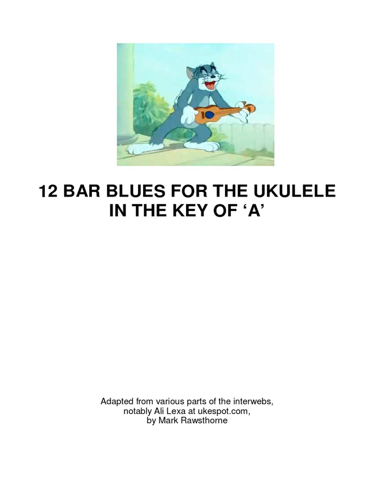12 Bar Blues For Uke | PDF | Blues | Music Theory