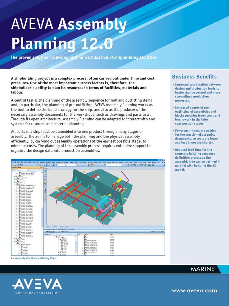 AVEVA Assembly Planning | PDF | Enterprise Resource Planning | Design