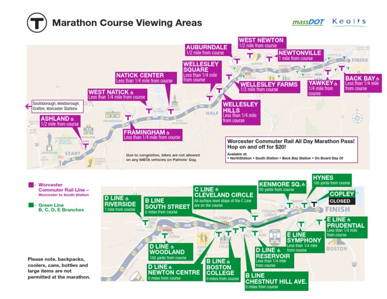 Marathon Course Viewing Areas: Southborough, Westborough, Grafton ...