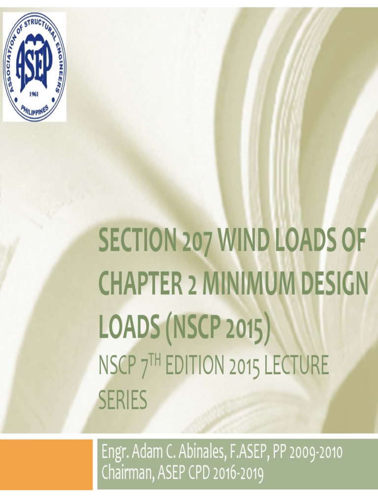 NSCP 2015 Wind Load Guidelines | PDF | Wind Speed | Wound
