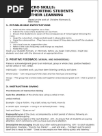 Classroom Profiling Sheet | PDF | Teachers | Nonverbal Communication