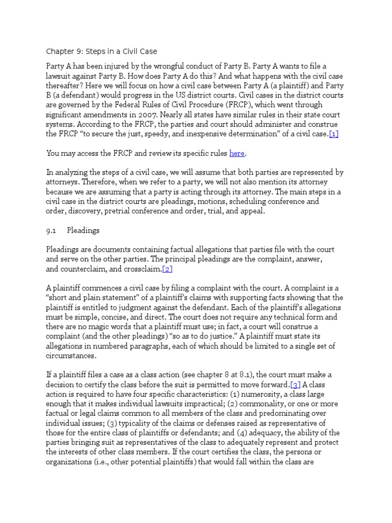 Steps in Civil Case | Lawsuit | Discovery (Law)