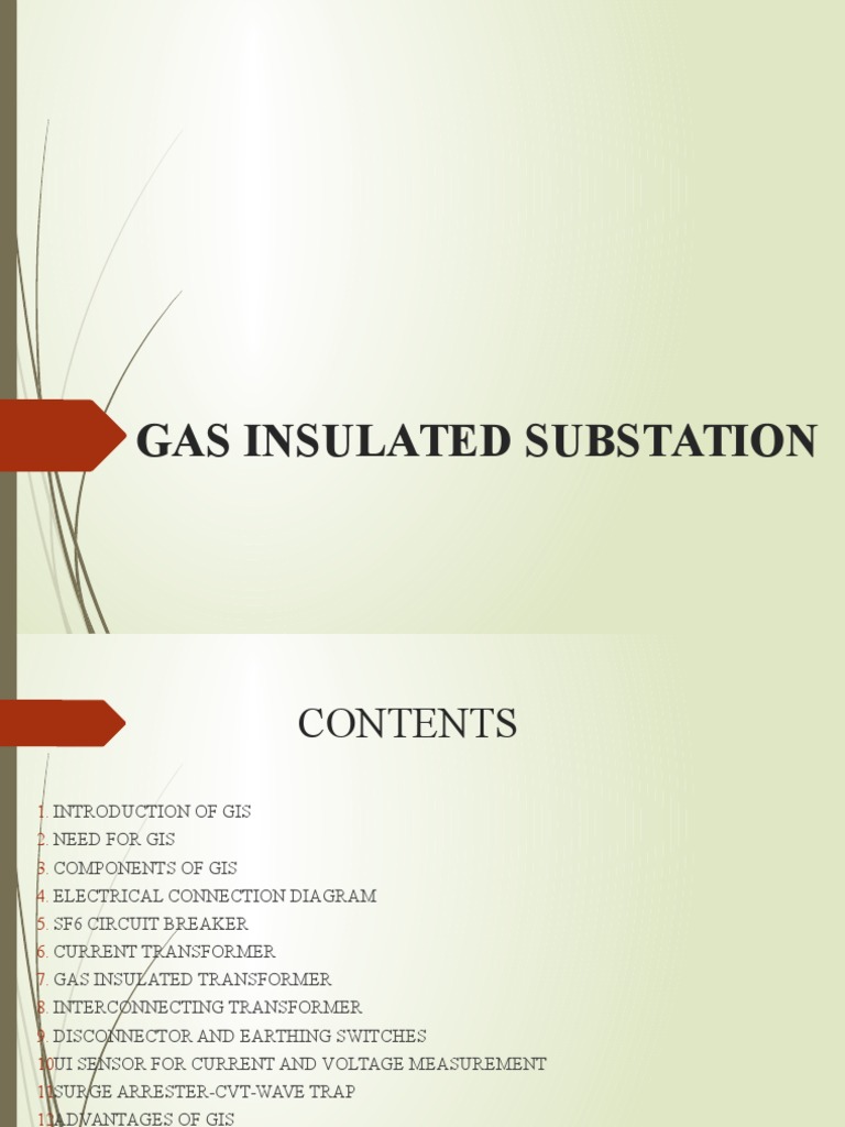Gis | PDF | Electrical Substation | Transformer