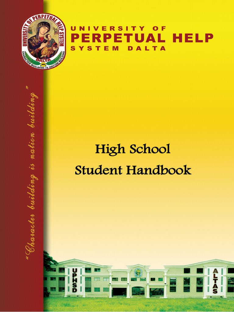 UPHSD Student Handbook Guide | PDF | Schools | Further Education