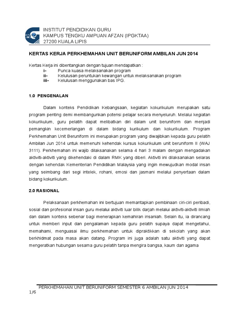 Kertas Kerja UB | PDF