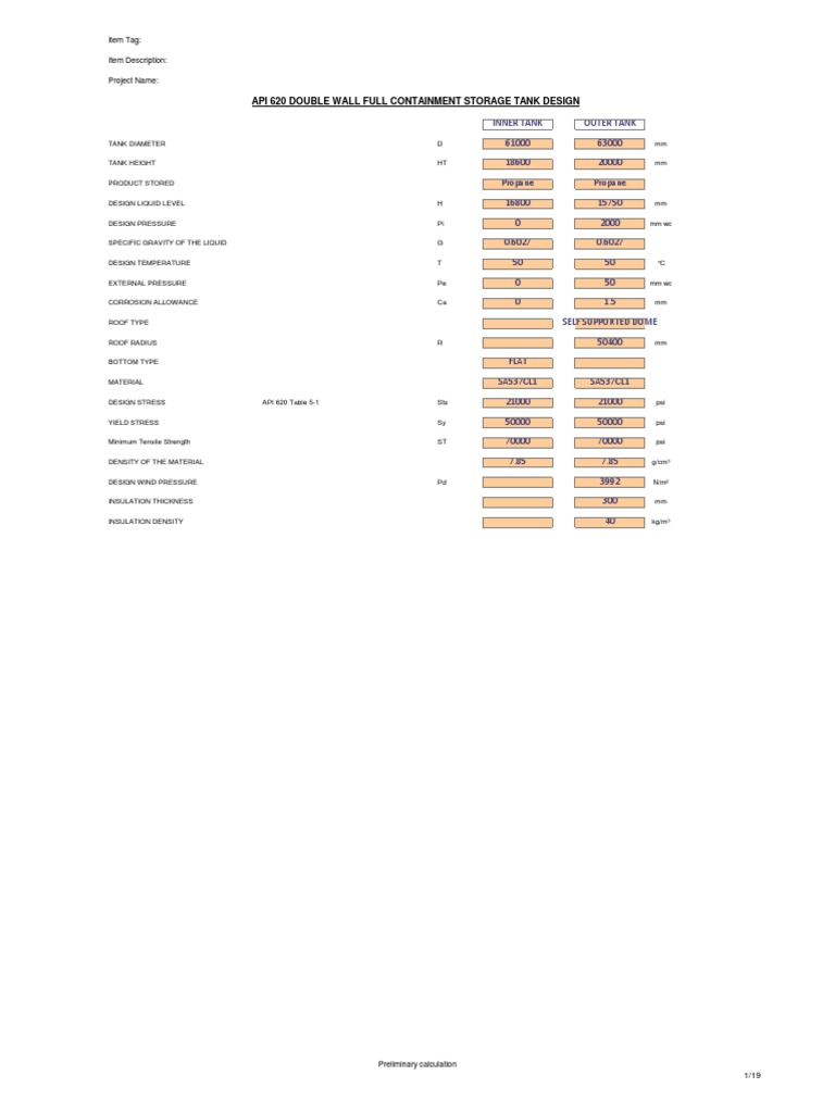 API 620 Design | PDF | Stress (Mechanics) | Pressure