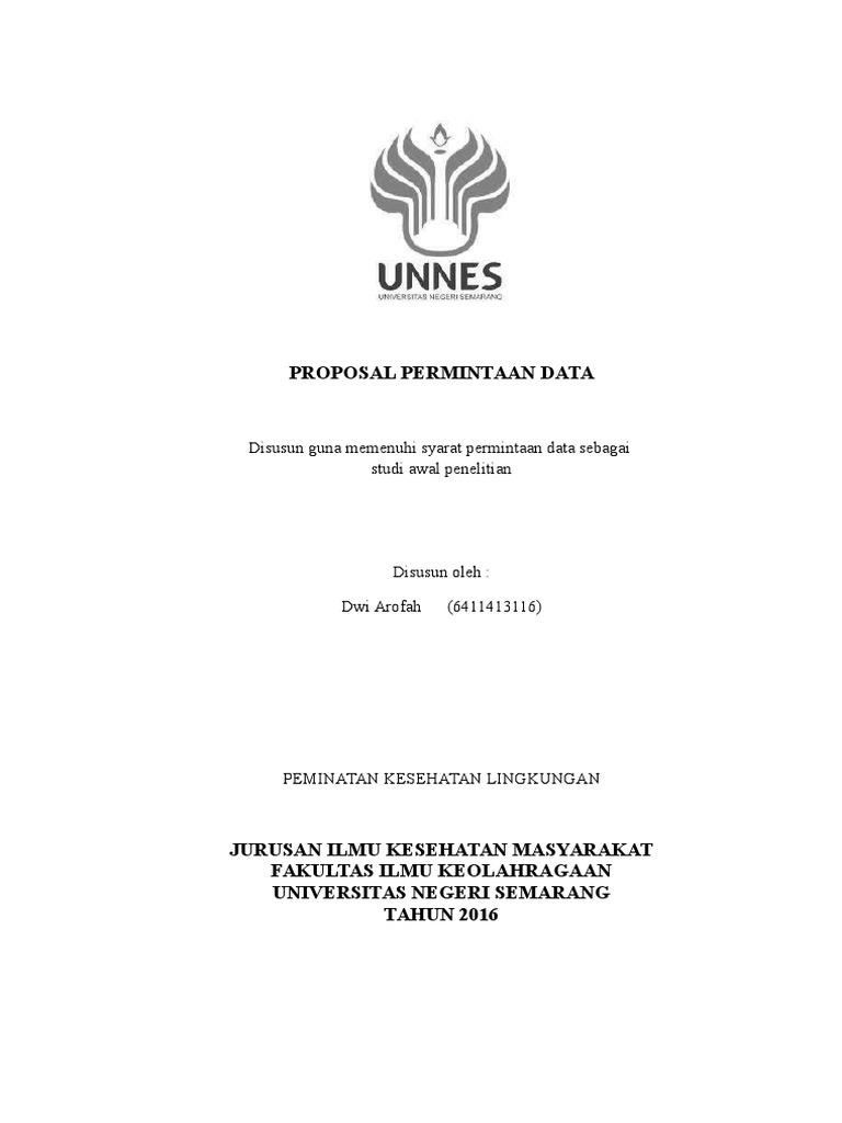 Proposal Permintaan Data | PDF
