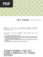 Past Papers PET Tests | PDF