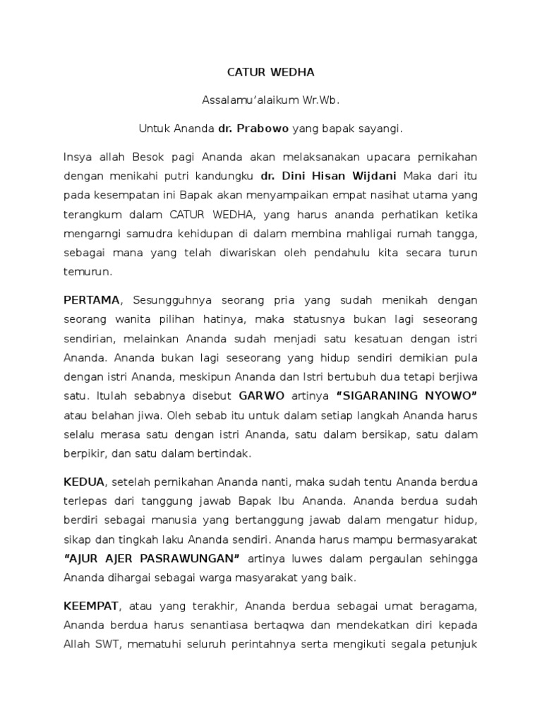 Catur Wedha | PDF