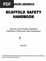 Saudi Aramco Scaffolding Hand Book | PDF