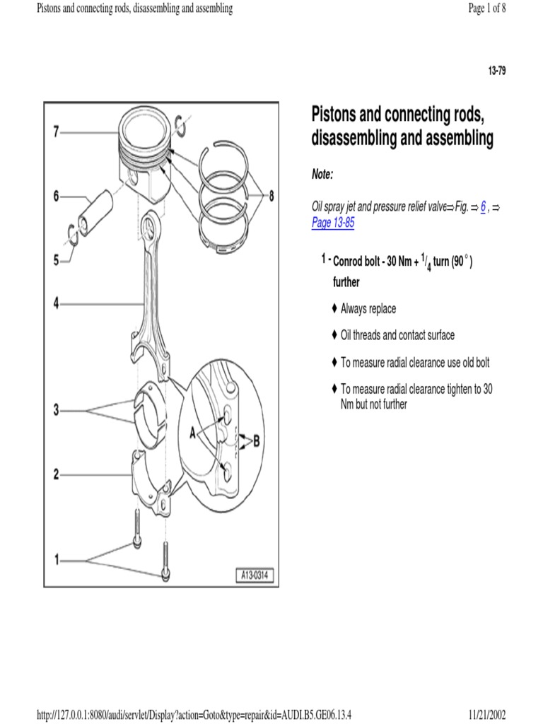 Piston and Connecting Rod Assembly Guide | PDF | Piston | Cylinder (Engine)