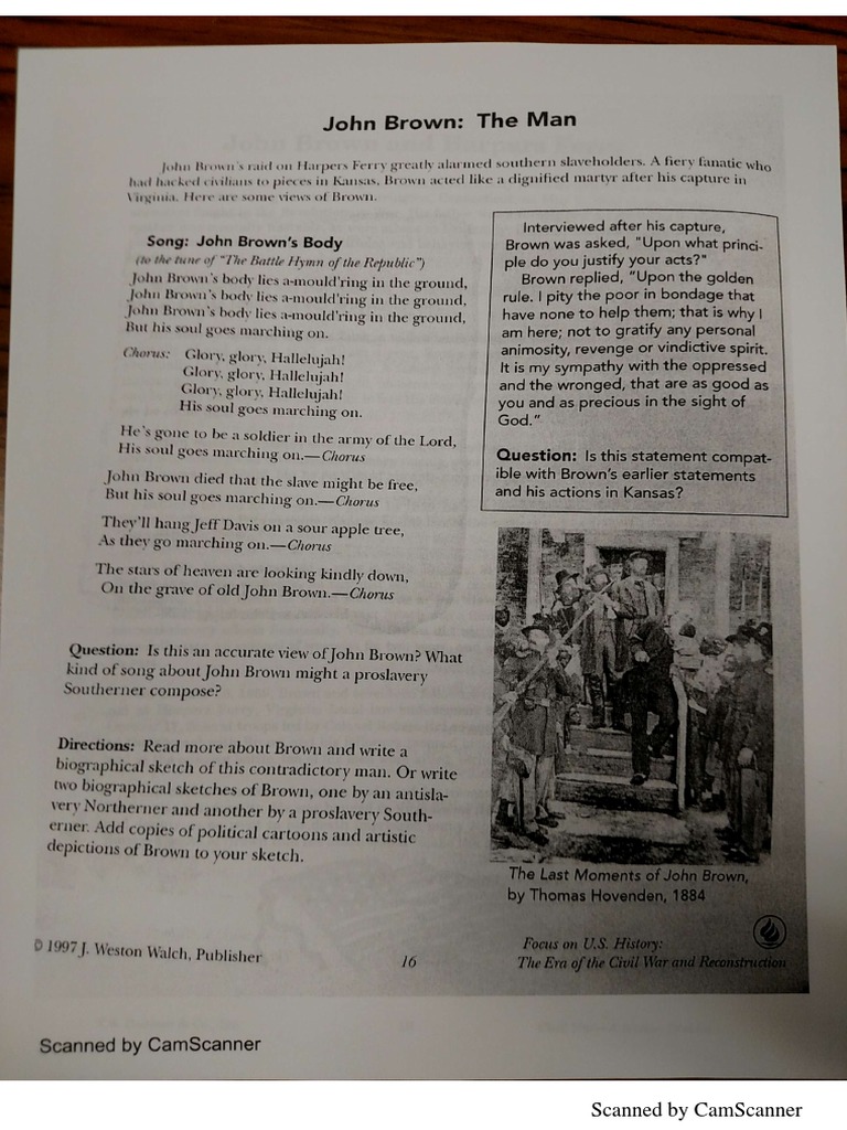 John Browns Raid | PDF