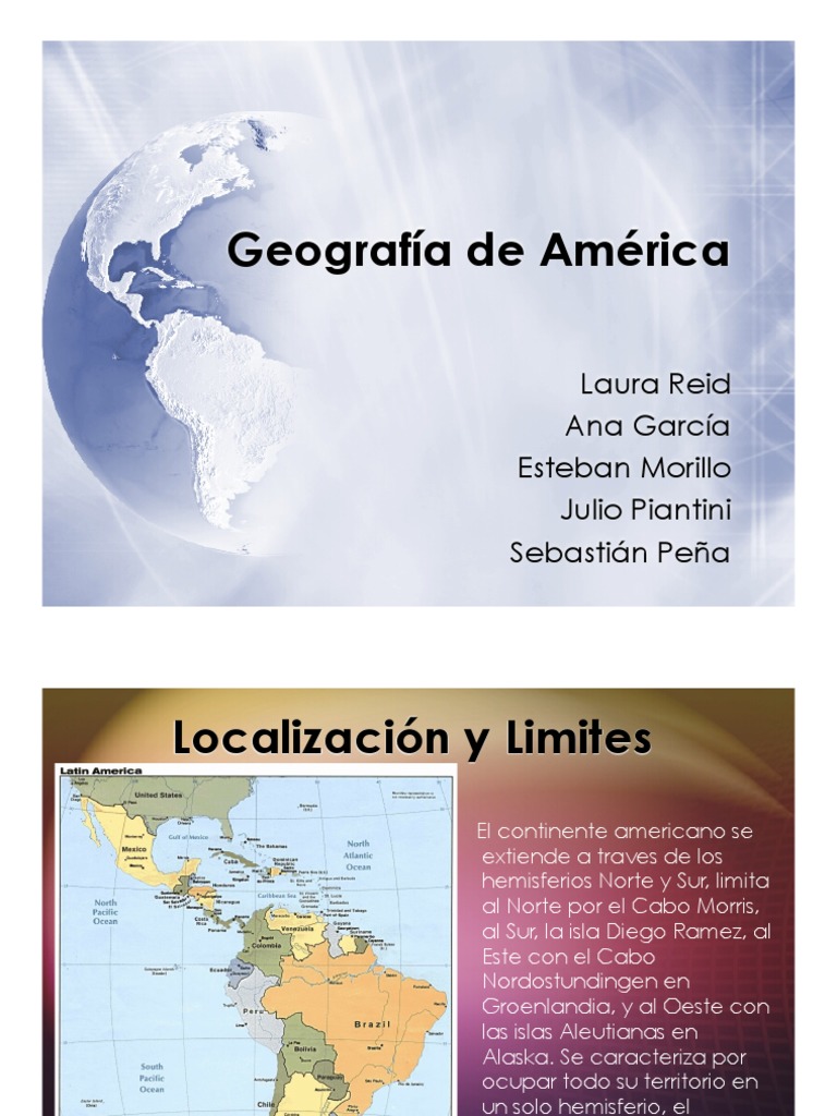 Geografía de América | PDF | Américas | Continente