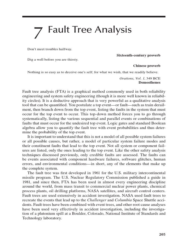 Fault Tree Analysis Overview and Guide | PDF | Science | Teaching ...