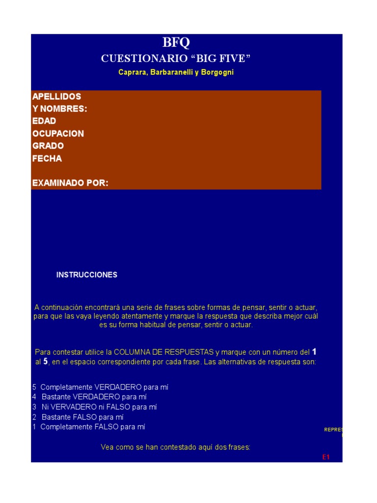 Programa BFQ 2 | PDF | Toma de decisiones | Acción (filosofía)