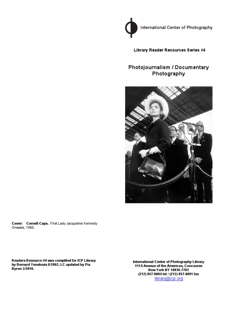 Photojournalism / Documentary Photography: Library Reader Resources ...