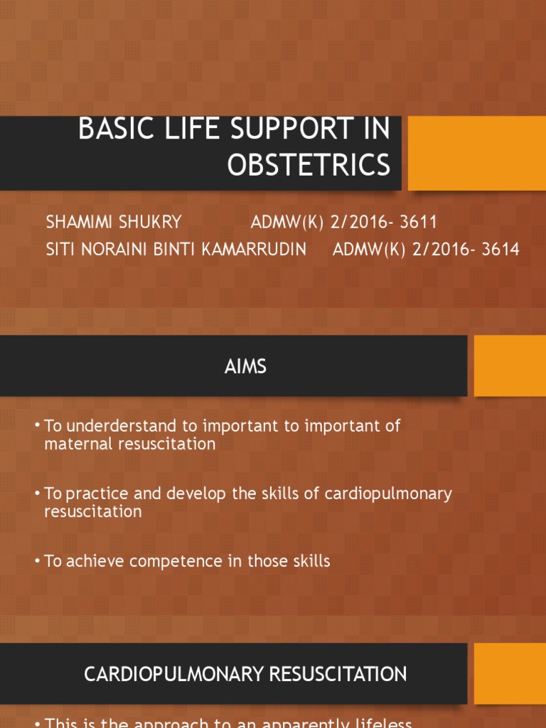Essential Obstetric Life Support Guide | PDF | Cardiopulmonary ...