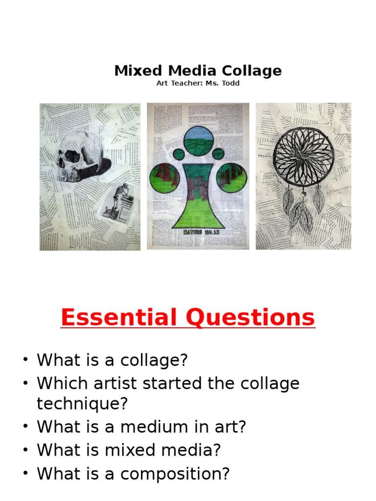 Understanding Mixed Media Collage | PDF | Collage | Cubism