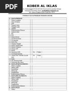 FORM IDENTITAS PESERTA DIDIK Untuk Raport | PDF | Kesehatan Holistik