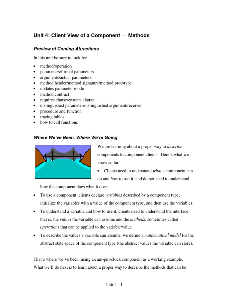 Unit 04 Component Client View Methods | PDF | Parameter (Computer ...