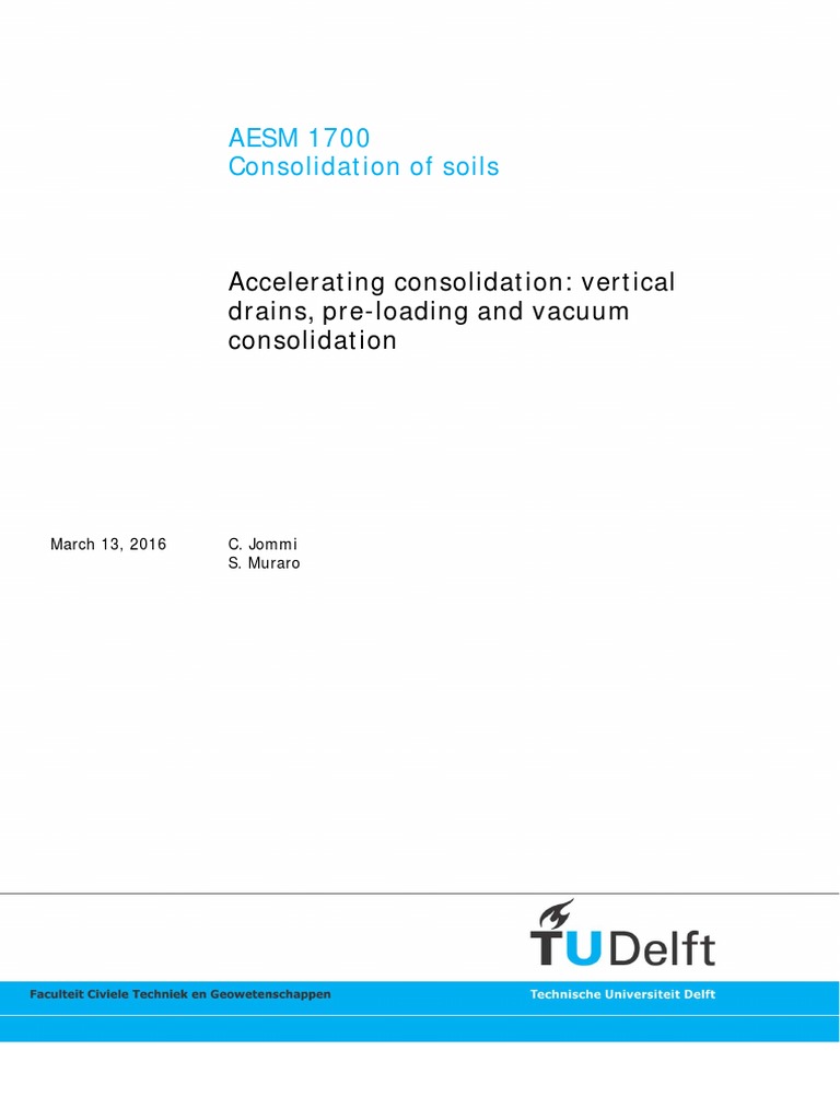 Consolidation Example | PDF | Soil | Pressure