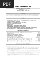AIM Resume Guidance | PDF | Résumé | Behavior Modification