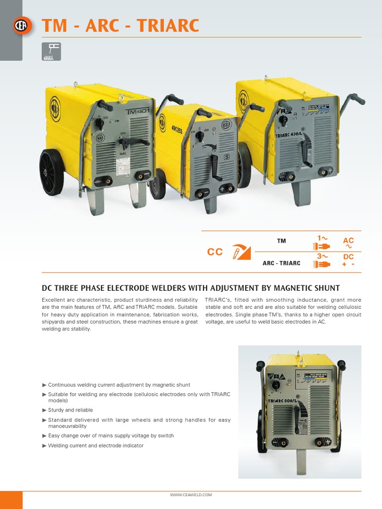 TM Arc Triarc 2020h209 | PDF | Electric Arc | Welding