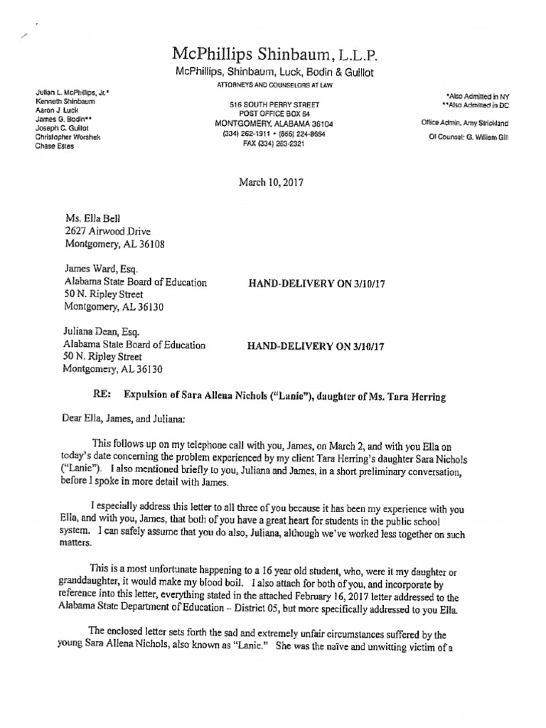 Expulsion Letter | PDF