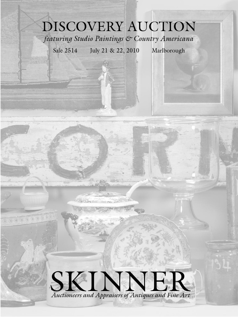 Skinner Discovery Auction 2514M - Studio Paintings & Country Americana ...