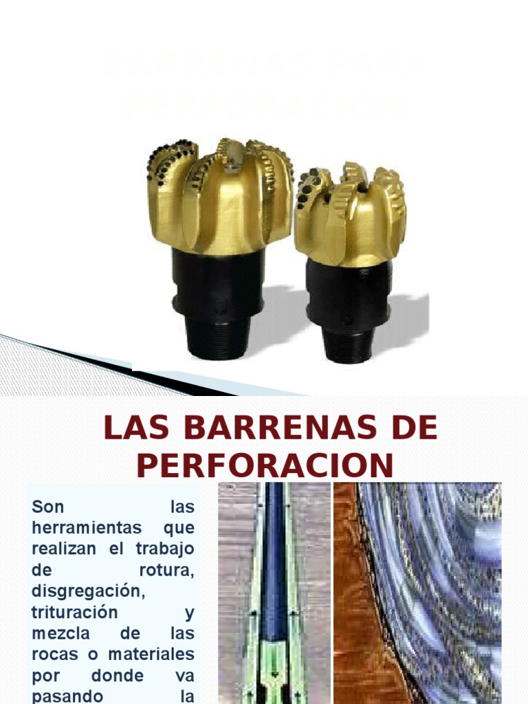 Tipos de Barrenas de Perforación Petrolera | PDF | Diamante | Acero