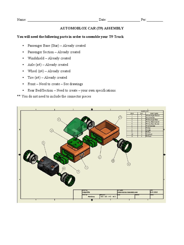 Automoblox Car Assembly | Download Free PDF | Automotive Industry ...
