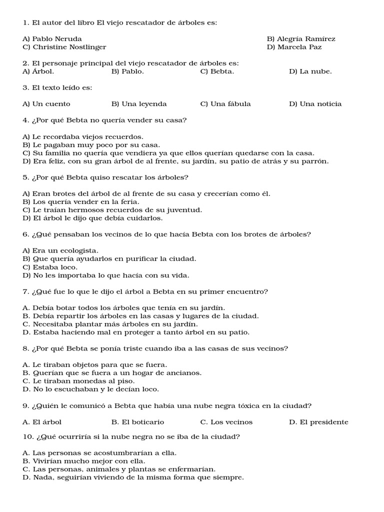 Viejo Rescatador de Arboles | PDF | Vejez | Naturaleza