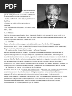 Biografía de Nelson Mandela | PDF