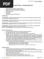 YMCA Submaximal Cycle Ergometer Test: ND RD | PDF | Physiology ...