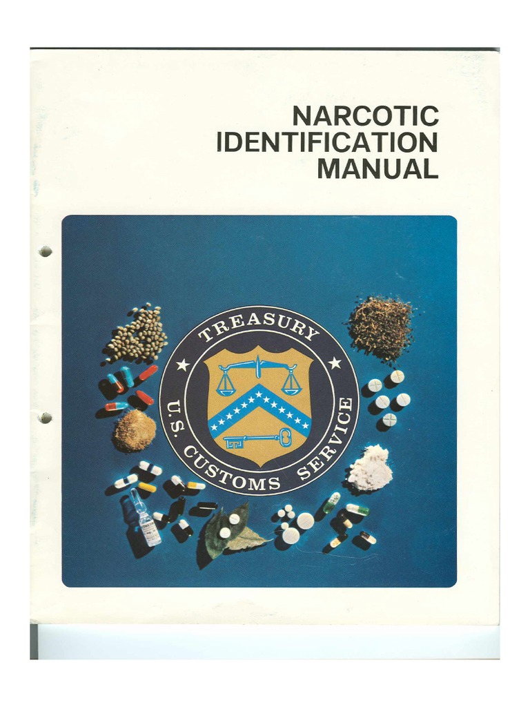 Narcotic Identification Manual PDF | PDF