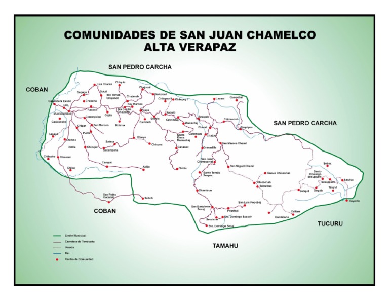 Mapa Chamelco