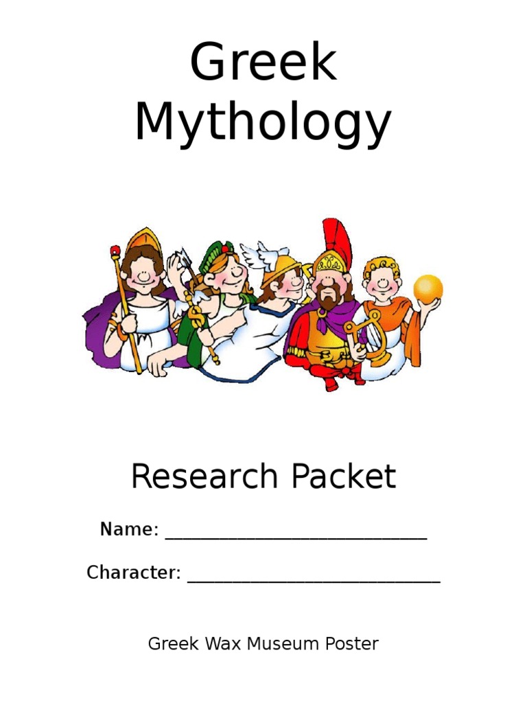 Greek Mythology: Research Packet | PDF