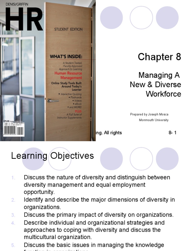 Denisi HR 1e Ch.08 Student | PDF | Multiculturalism | Diversity (Business)