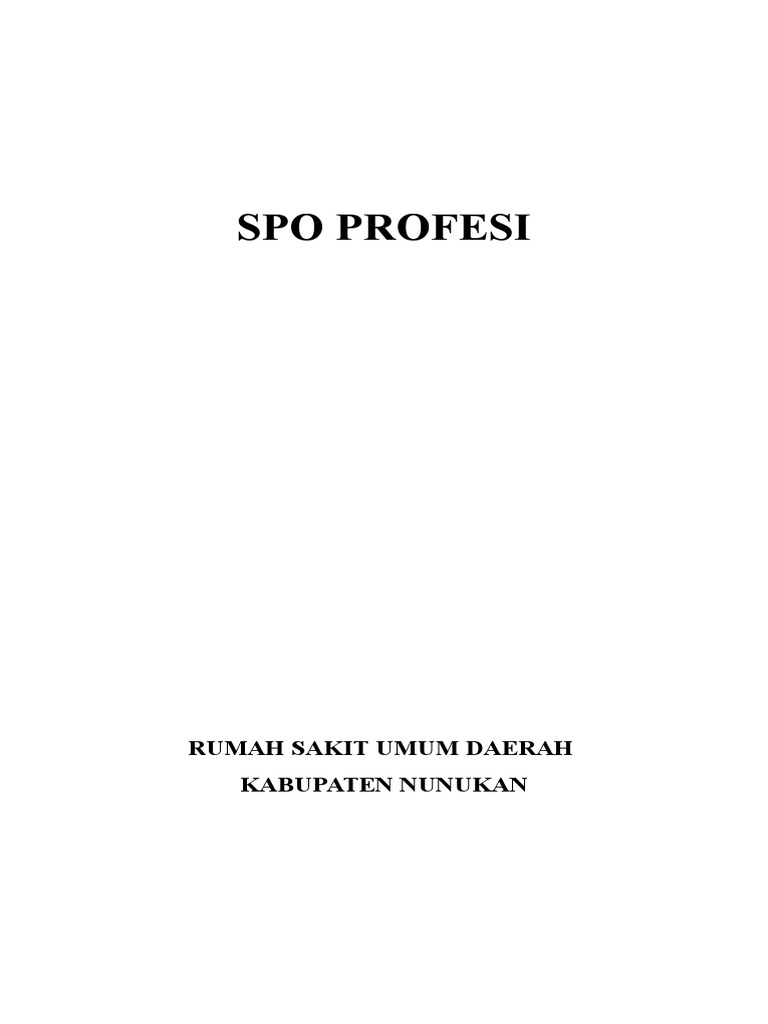 A. Spo Profesi - Fix | PDF