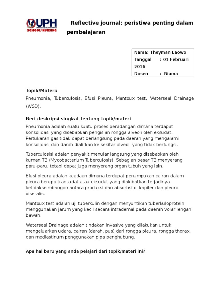 Reflective Journal1 | PDF