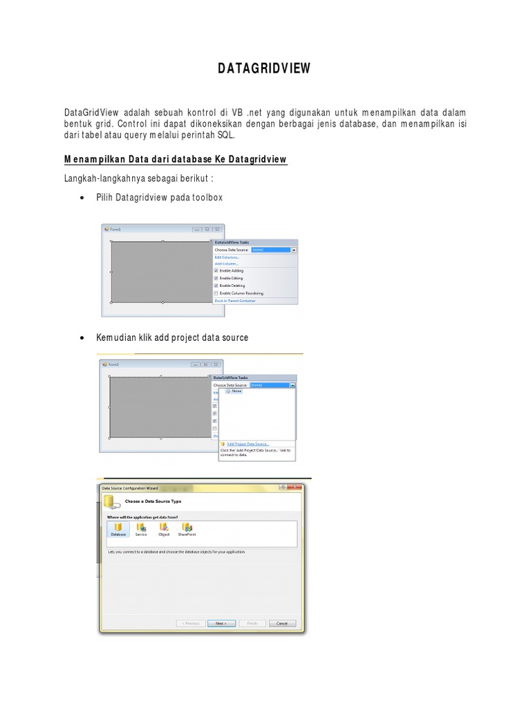 Data Grid View Dan List View BR PDF | PDF