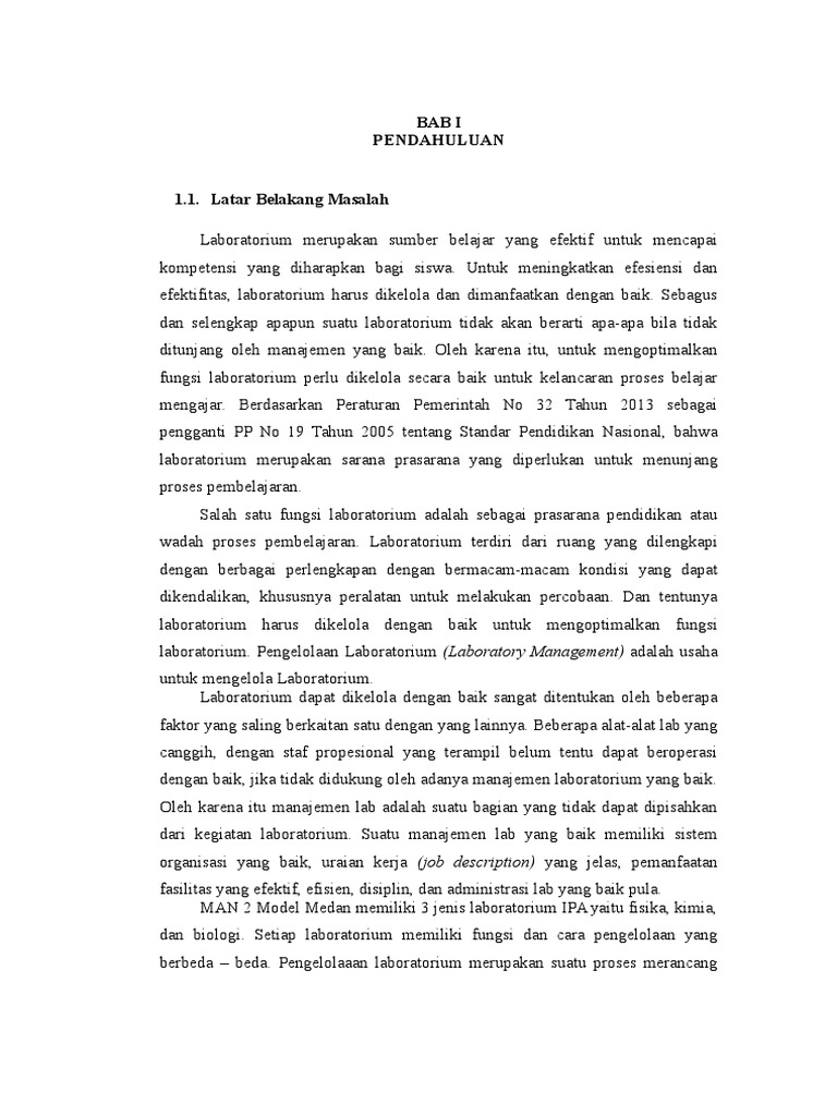 Laporan Mini Riset Laboratorium | PDF
