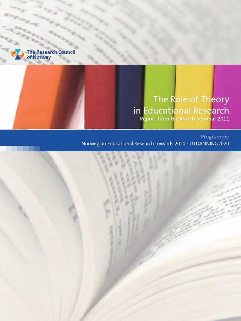 The Role of Theory in Educational Research PDF | PDF | Social Science ...