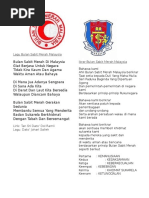 Lirik Lagu BSMM Dan Ikrar | PDF