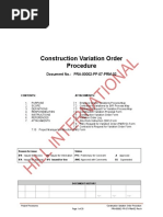 Construction Variation Order Procedure | PDF | Construction Management ...