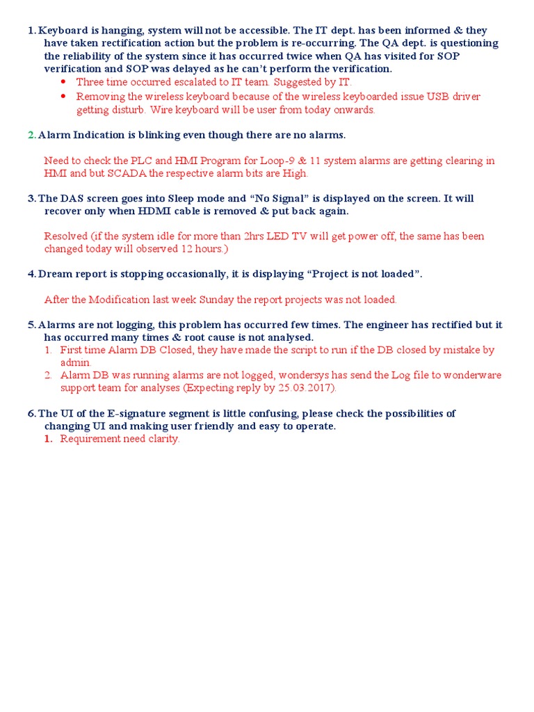 System Reliability Issues and Alarms | PDF | Areas Of Computer Science ...